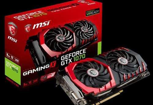 MSI GeForce GTX1070 Ti 8192MB 256bit gamingX