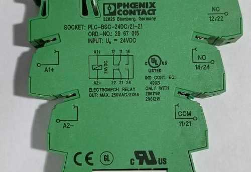 Базовый модуль PLC-BSC- 24DC/21-21 Phoenix Contact