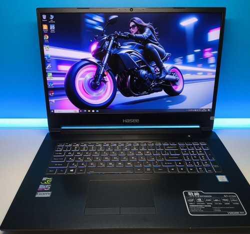 Игровой ноутбук 17 дюймов i7, GTX 1660Ti, 32GB