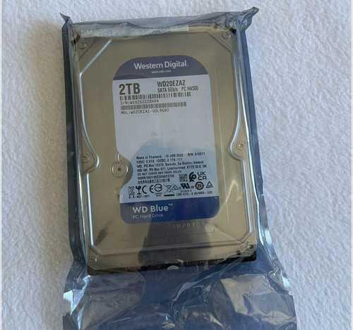 2 тб Внутренний жесткий диск Western Digital Blue