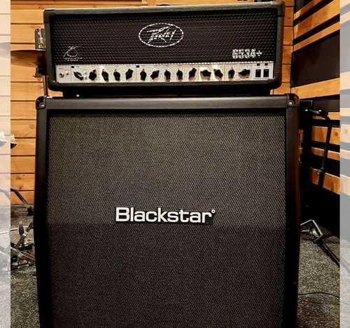 Усилитель Peavey 6534  head Кабинет blackstar 4x12