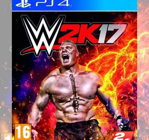 Игра WWE 2K17 (PS4) б/у, Полностью Английский