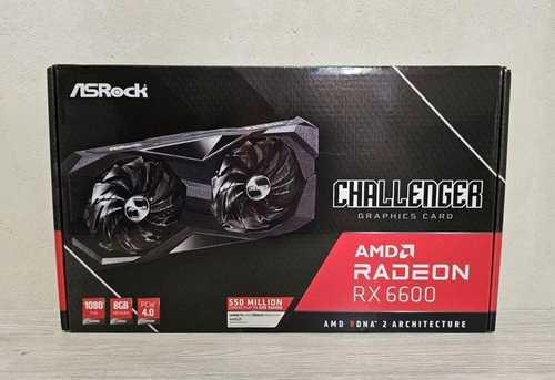 Видеокарта ASRock AMD Radeon RX 6600 Challenger