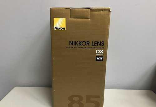 Новый Nikon AF-S DX Micro nikkor 85mm