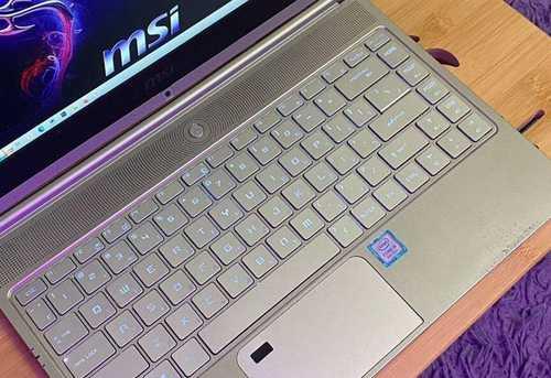 Игровой ноутбук MSI i5/gtx1050/SSD