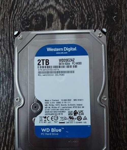 Жесткий диск 3.5 новый WD Blue 2Tb 256 кэш