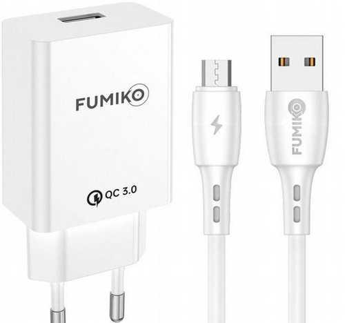 Зарядное устройство fumiko CH03 1USB QC3.0 3А c к