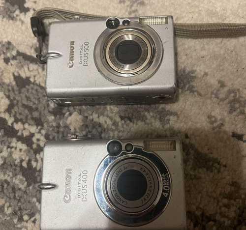 Фотоаппарат canon ixus400,500.За оба.На запчасти