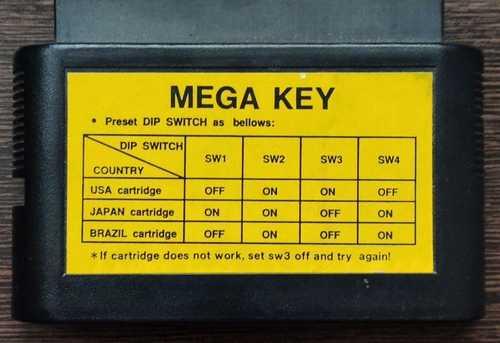 Mega Key для Sega Mega Drive 2