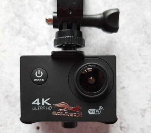 Экшн камера Ultra 4 K, бокс, зарядка, крепление