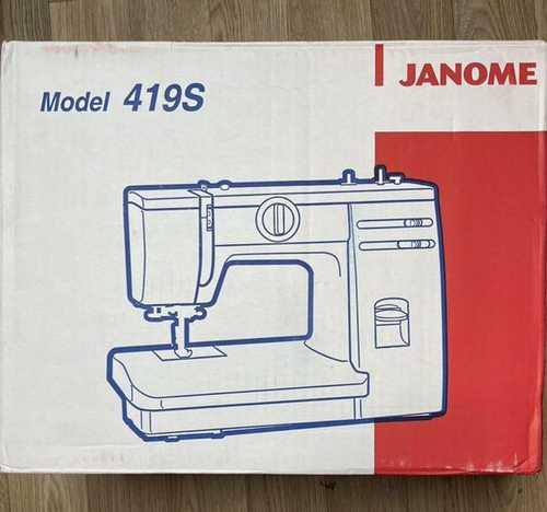 Швейная машина janome 419s новая