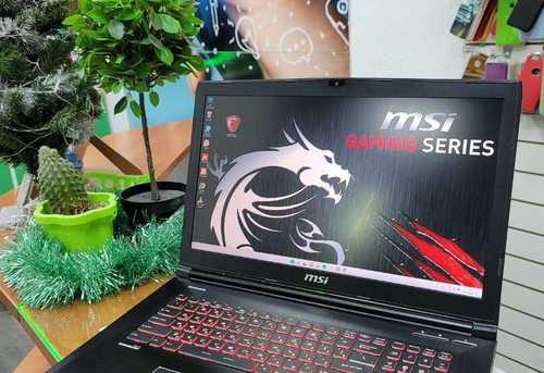 Большой дракон MSI 17" 120hz/ i7/16gb/SSD/GTX 1070