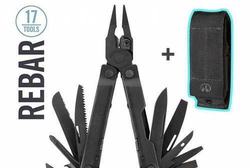 Новый Мультитул Leatherman Rebar Black