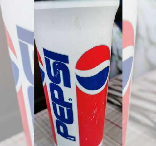 Винтажный стакан Pepsi