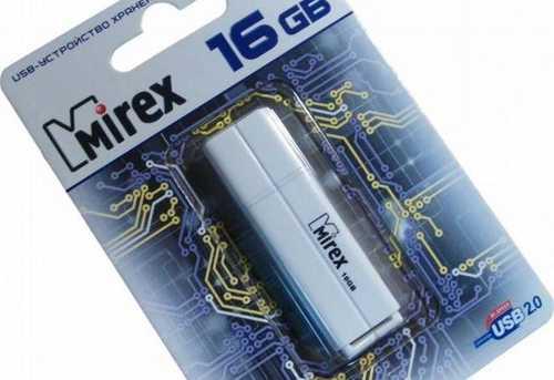 USB флешка Флешка 16 гб Mirex Line White