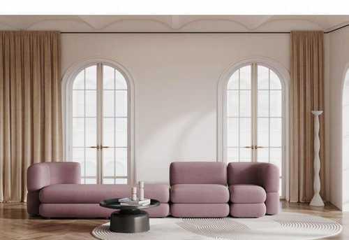 Модульный диван Brera-4 Velour Lilac