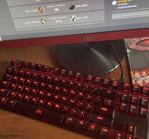 Игровая клавиатура HyperX Alloy FPS pro