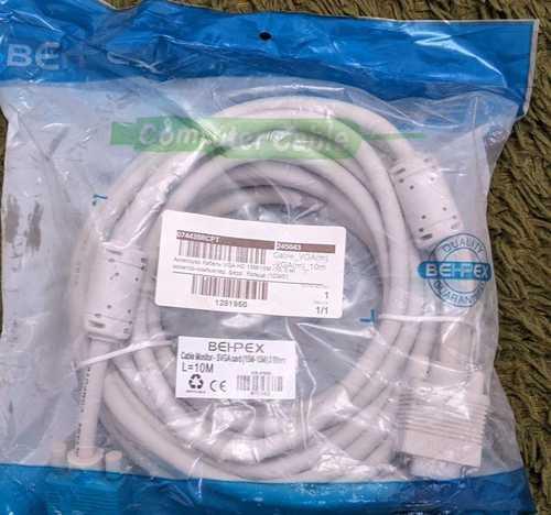 Кабель вга, cable vga 15м