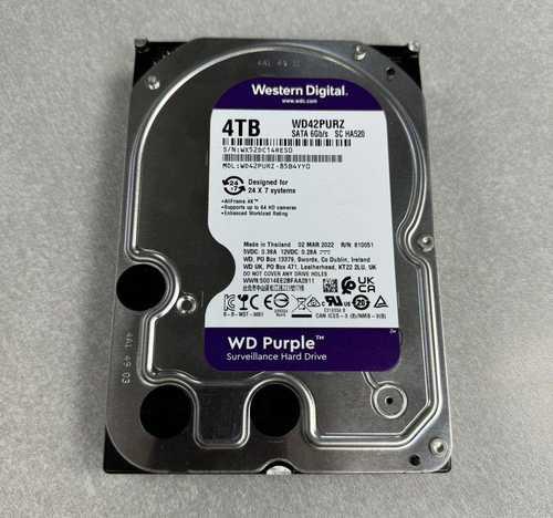 Жесткий диск WD Purple WD42purz