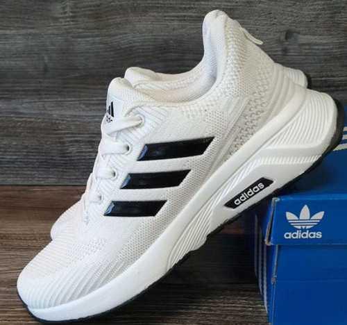 Кроссовки Adidas белые лето артикул 925