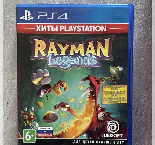Rayman legends ps4 диск на русском