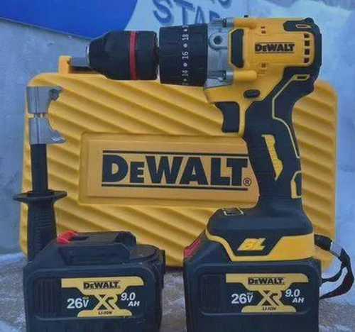 Шуруповерт для ледобура DeWalt 9 Маh. Мощный