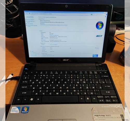 Ноутбук Acer Aspire 1830T