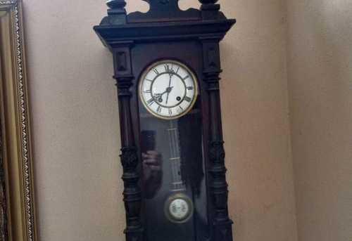 Старинные настенные часы с боем Lenzkirch