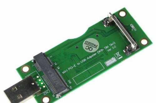 Адаптер gsmin DP69 Mini PCI-E c SIM-картой на USB