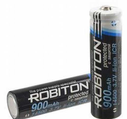 Аккумулятор 14500 Robiton Li-ICR14500 3.7V 900mAh