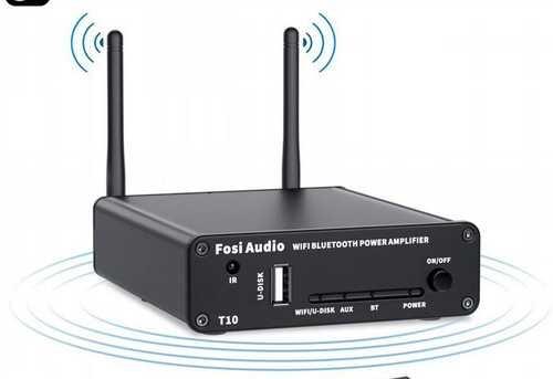Усилитель Fosi Audio T10, 100 Вт, Wi-Fi, Bluetooth