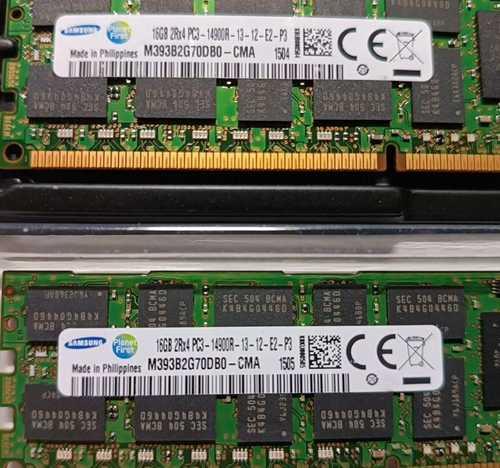 Серверная оперативная память Samsung DDR3 16GB 186