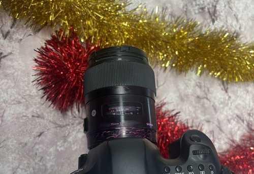 Зеркальный фотоаппарат canon 6d и Sigma 35 ART 1.4