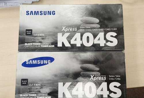 Картридж Samsung CLT-K404S черный