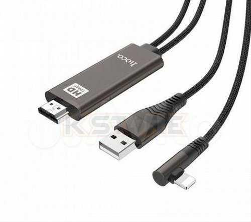 Переходник hoco UA14 Lightning - USB/hdmi