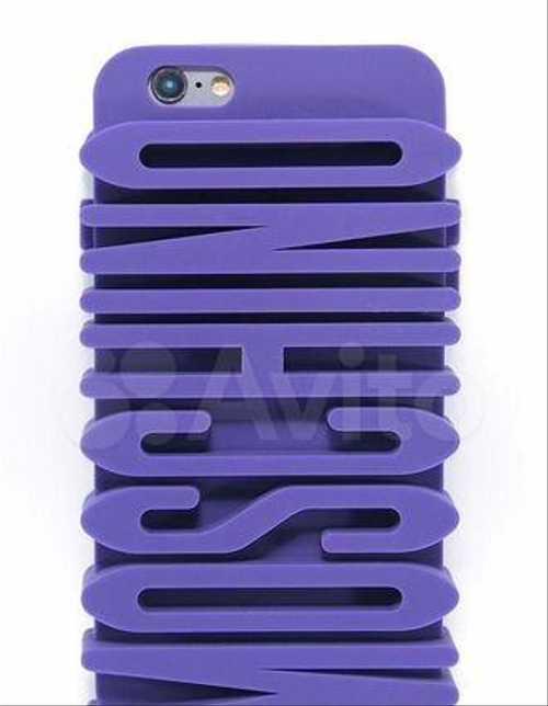 Чехол-накладка для iPhone 6\6S (4.7) moschino фиолетовый