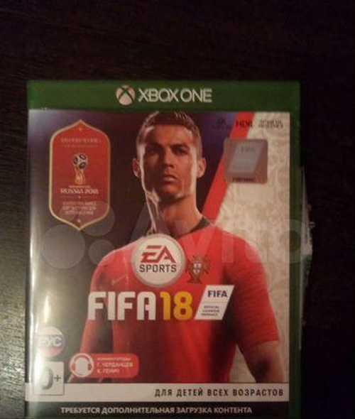 Fifa18, диск для xbox ONE