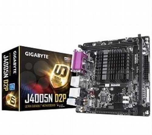 М.пл. Gigabyte J4005N D2P (Intel Celeron J4005/2xDDR4/1xPCI-Ex16/2xM.2/7.1CH/glan/D-Sub/HDM/mini-ITX) RET