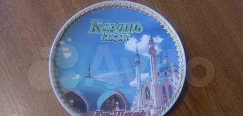 Новая сувенирная тарелка Казань Мечеть Кул Шариф