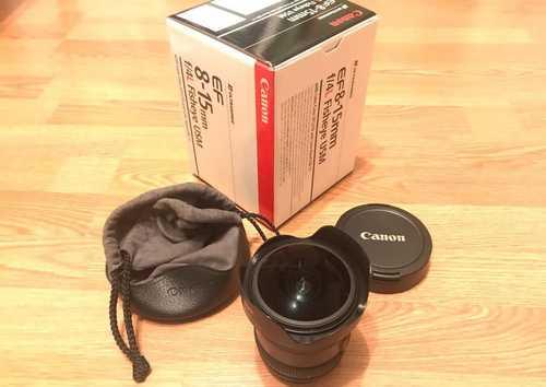 Объектив Canon рыбий глаз