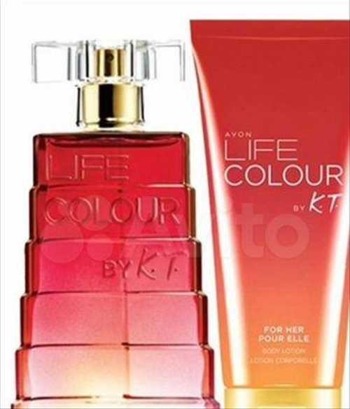 Парфюмерный набор life colour для неё от avon