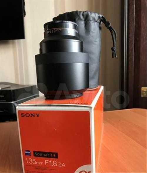 Объектив Sony Carl Zeiss Sonnar T*135mm f/1.8 ZA