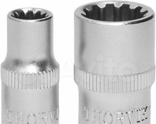 Головка торцевая MultiProf 1/4 DR 11 мм thorvik MP01411