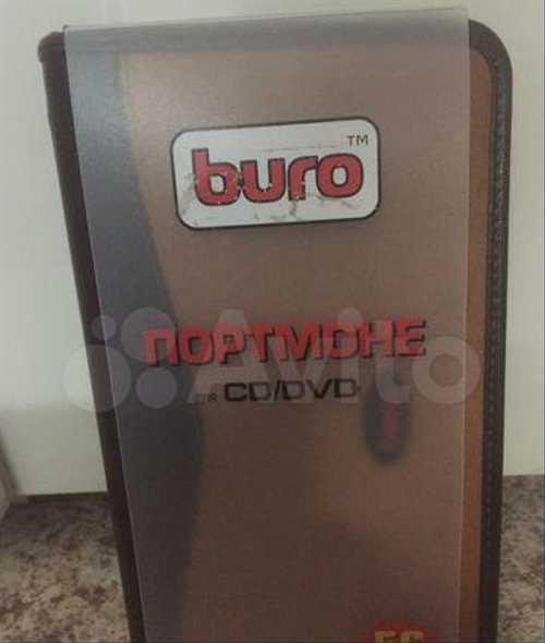 Портмоне buro для 56 CD/DVD и на 8, 2, 1 дисков