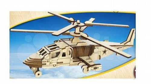 Сборная модель VGA Wooden Toys Вертолет ка-52 "Аллигатор" (80050)