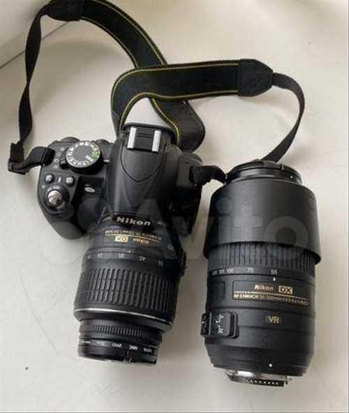 Nikon d3100 +обьектив 55-300