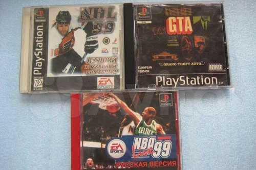Диски игры Play station 1