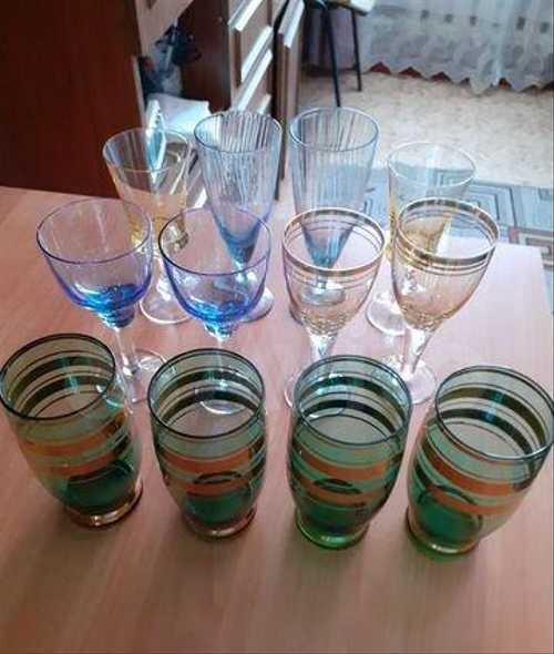 Фужеры,стаканы и стопки из СССР 60х-70х годов