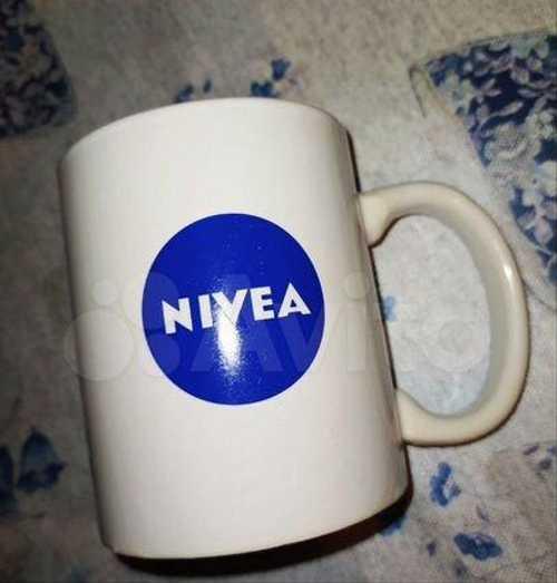 Кружка с логотипом Nivea