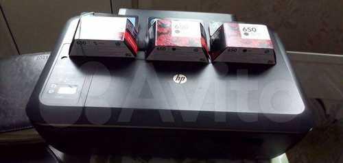 Картриджи HP 650 + принтер HP-DeskJet 2516